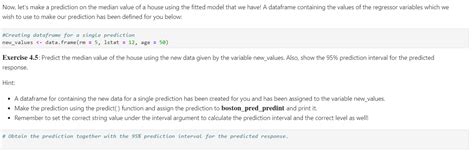 Solved 4 Multiple Linear Regression Using The Boston
