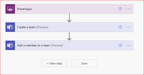 provision a team in microsoft teams using power apps and automate