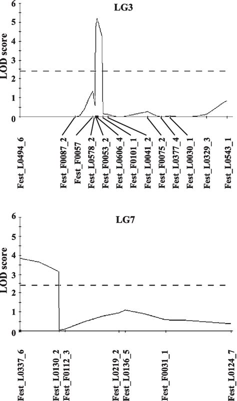 Lod Score For Qtls Detected In Multiple Qtl Analysis The Qtl