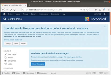 How To Install Joomla On Debian 10