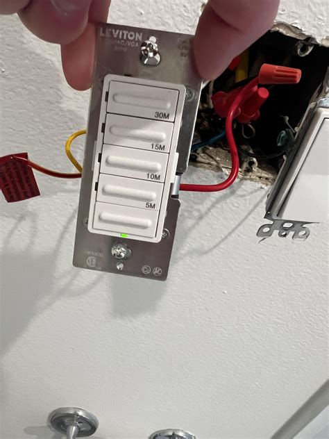 Removed A Single Pole Faulty Switch With Only A Hot And Neutral