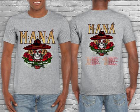 Mana Tour Shirts Mana Tour Shirt Mana Concert Shirt Mxico Lindo Y Querido Tour Shirt