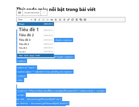 Plugin hiển thị code đẹp mắt khi chia sẻ trong bài viết Cáo Đêm