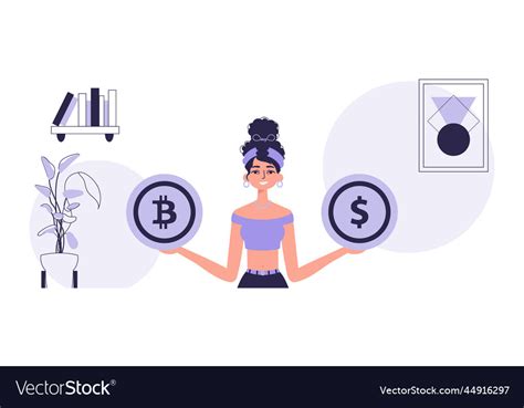Concept Of Mining And Extraction Of Bitcoin Vector Image