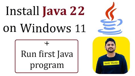 How To Install Java Jdk 22 On Windows 11 Youtube