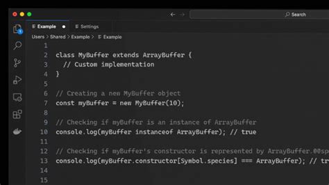 Basic Example Of SharedArrayBuffer Species In JavaScript