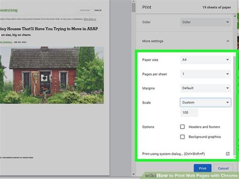 3 ways to print web pages with chrome wikihow