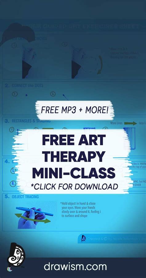 Art Therapy Directives Free Art Therapy Class With Printable Exercise