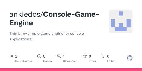 GitHub Ankiedos Console Game Engine This Is My Simple Game Engine For Console Applications