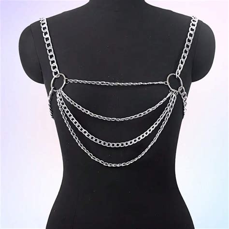Men S Sexy Body Chain Wearing Hollow Metal Chain Sexy Binding Flirting