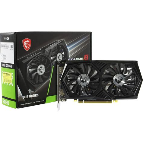 Видеокарта Msi Gaming X RTX 3050 GAMING X 6G — купить в интернет ...