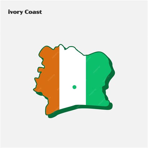 Premium Vector Ivory Coast Country Flag Map Infographics