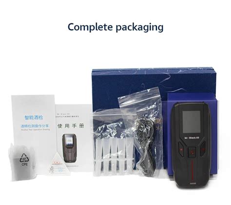 Electrochemical Fuel Cell Lcd Display Alcohol Breath Tester Breathalyzer Detector With Ce Rohs