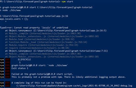 Typeerror Cannot Read Property Locals Of Undefined · Issue 58 · Microsoftgraphmsgraph