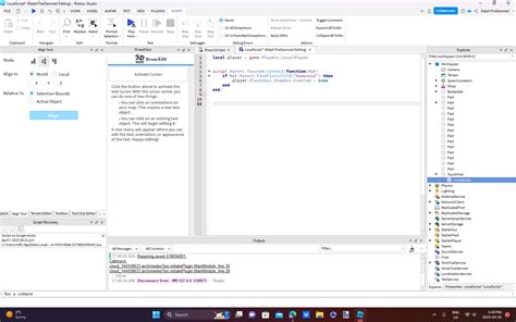 so i made this scripting where i had to touch a part to make my shop gui appear but it s not