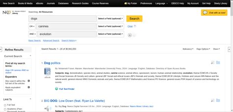 210 Boolean Operators Lin 175 Information Literacy