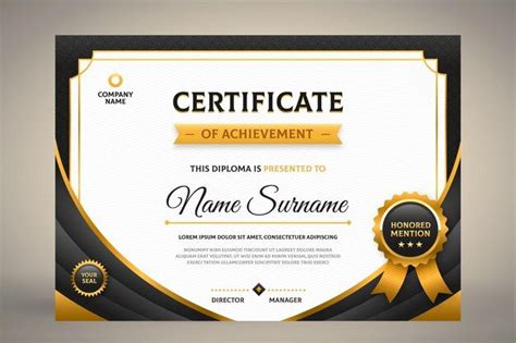 Free Vector Flat Certificate Template Modèle De Conception De