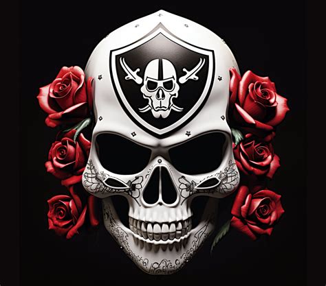 Sugar Skull Raiders Style 20oz Skinny Tumbler Wrap Png Dia De Los