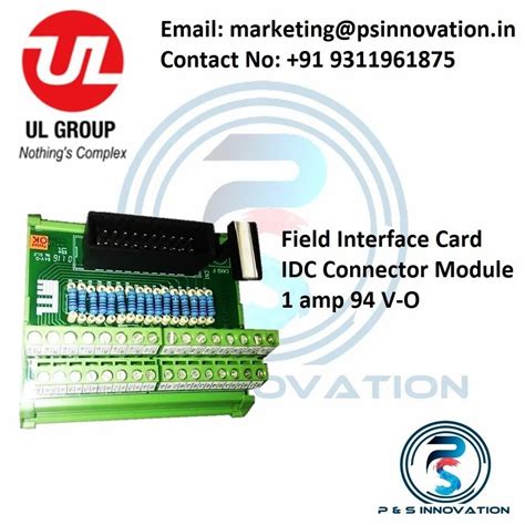 Ul Field Interface Card Idc Connector Module 1amp 60 At Rs 3500 Piece In Noida