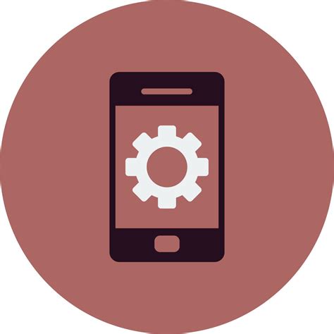 Mobile App Vector Icon 20440649 Vector Art At Vecteezy