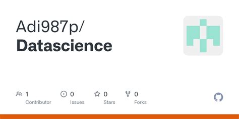 Github Adi987pdatascience