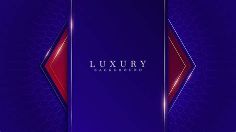 Premium Vector Elegant Red And Blue Shade Background Realistic
