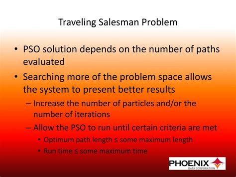 Ppt An Application Of Particle Swarm Optimization The Traveling Salesman Problem Powerpoint
