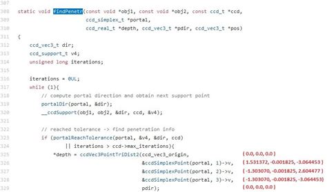 Ccdmprpenetration Bug Wrong Dir Penetration Depth Issue Danfis Libccd Github