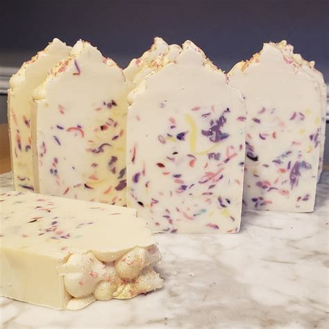 Coconut Confetti Cold Process Soap Homemade Cold Process Soap Soap