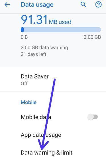 How To Manage App Data Usage On Android 9 Pie Devices