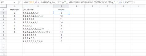Split Sum First N Values In A Comma Separated List Google Sheets