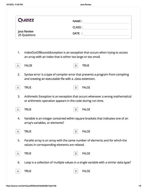 Quizziz Ans Key Computer Programming 2 Studocu