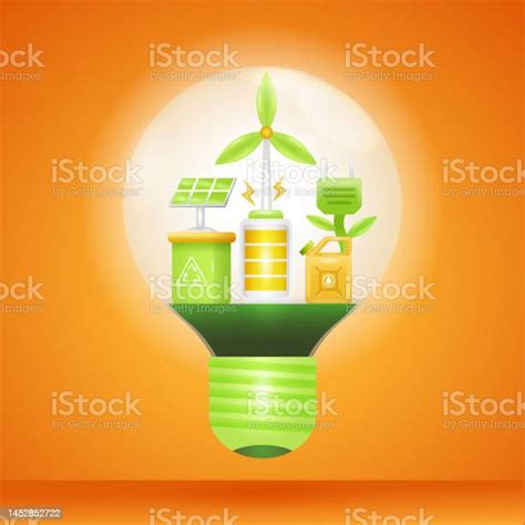 그린 에너지 램프에 태양 전지판 풍력 터빈 배터리 및 휘발유의 3d 그림 0명에 대한 스톡 벡터 아트 및 기타 이미지 0명 3차원 형태 가솔린 Istock