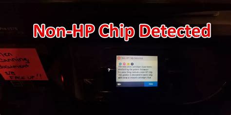 Non Hp Chip Detected Fix Quick And Easy Solution