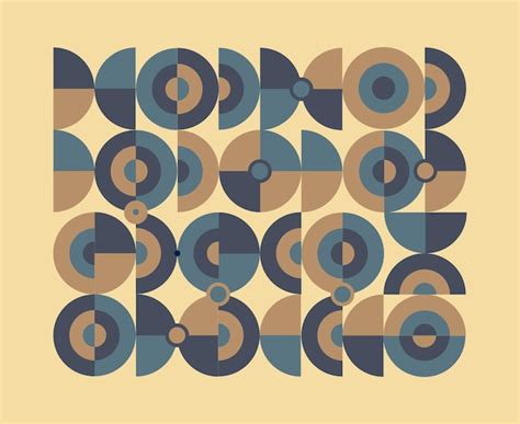 Premium Vector Geometric Pattern Background Of Vector Scandinavian Abstract Color Or Swiss