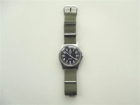 BRITISH ARMY CWC G QUARTZ WRISTWATCH STRAP DATED DBG Militaria