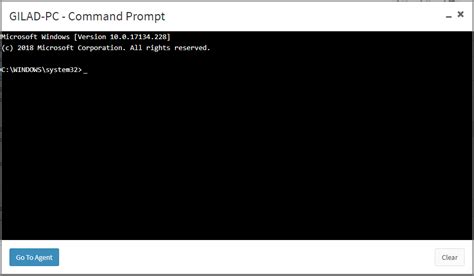 Live Manage Command Prompt Atera Support