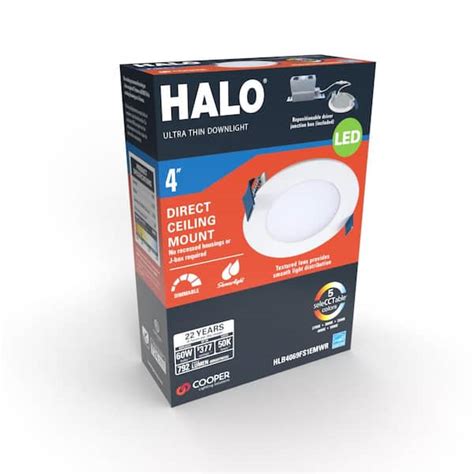 Halo 5000k Matte White Recessed Integrated Led Retrofit 55 Off