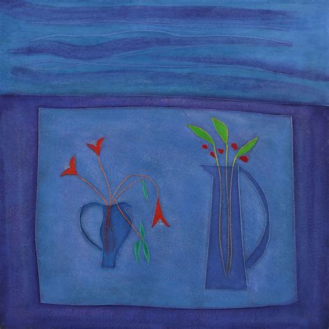 Jane Omalley Two Blue Jugs 2014 Taylor Galleries