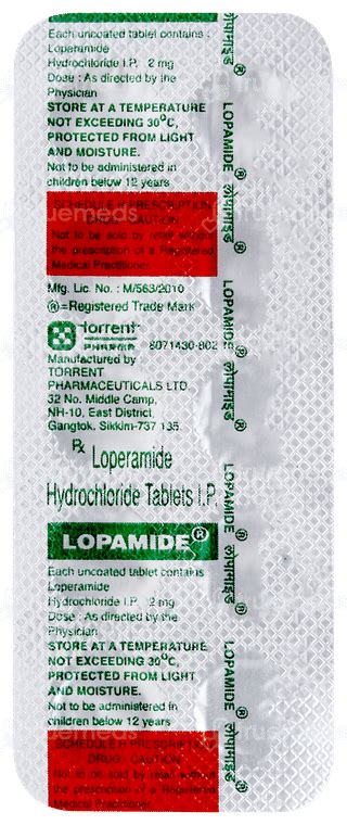 Lopamide Tablet Uses Side Effects Price And Substitutes