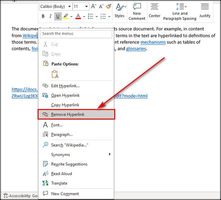 How To Remove All Hyperlinks In Word Quick Methods