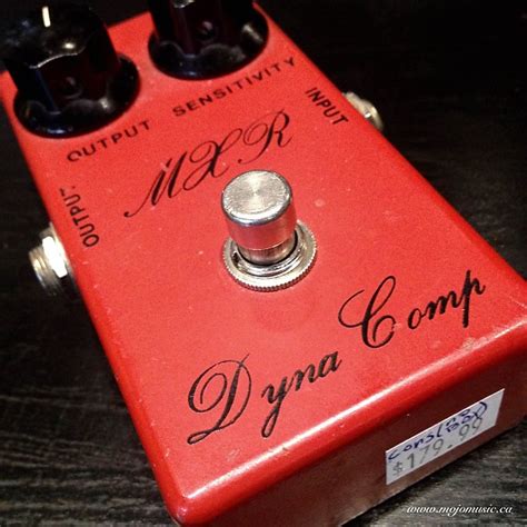 MXR Dyna Comp Script Logo Reverb