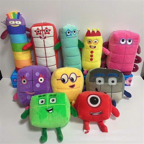 Numberblocks Plushies Uk