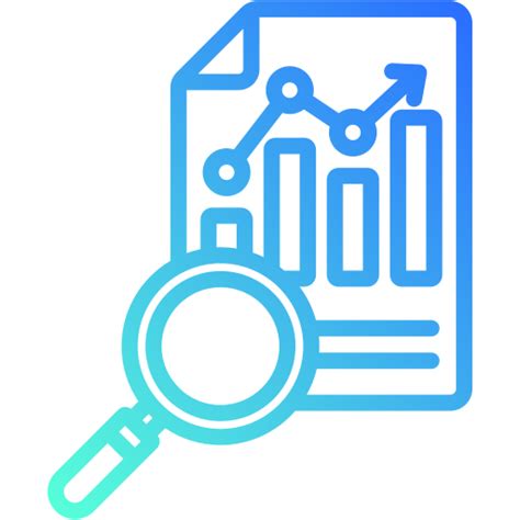 Quantitative Research Generic Gradient Outline Icon