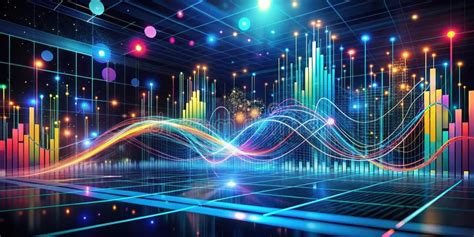 Abstract Visualization Of Data Flow And Network Dynamics In A
