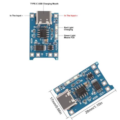 Cargador Batería Modulo Tp Protección Arduino