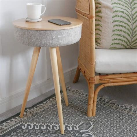 Tabblue Personalised Bluetooth Side Table With Surround Sound Light