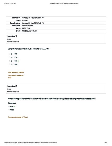 graded quiz unit 6 attempt review home 01 started on monday 20 may 2024 9 22 pm state