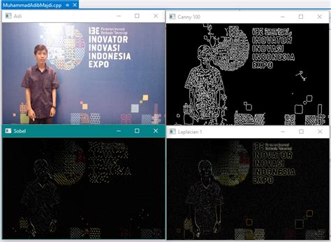 Vine Edge Detection Opencv Dengan Sobel Canny Dan Laplacian Dengan