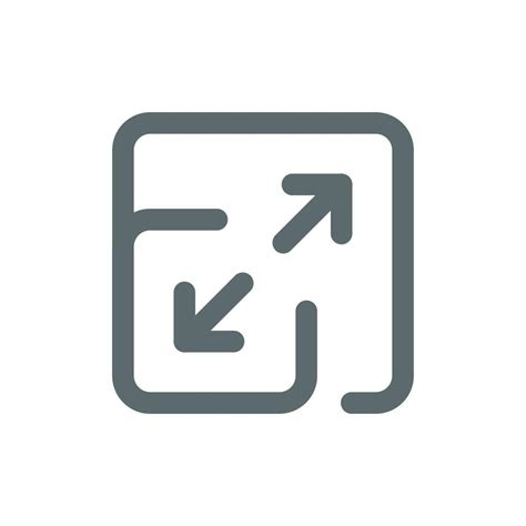 Screen Scale Up Or Down Resize Tool Button Concept Illustration Line Icon Design Editable Screen Scale Up Or Down Resize Tool Button Concept Illustration Line Icon Design Editable